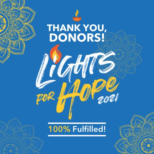 Lights for Hope 2021 - Donate to families in need this Deepavali