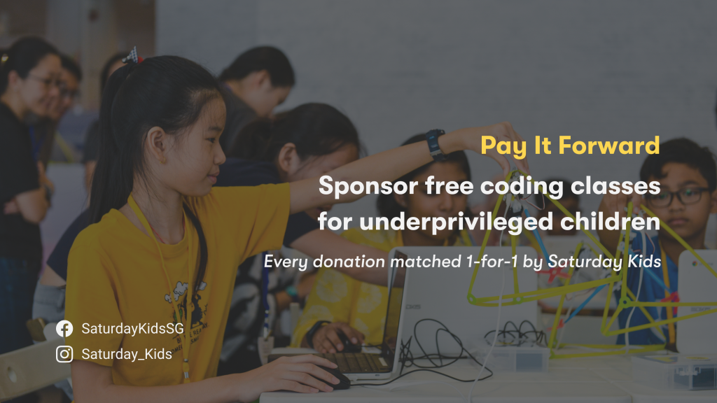 Pay It Forward - Sponsor free coding classes for underprivileged ...
